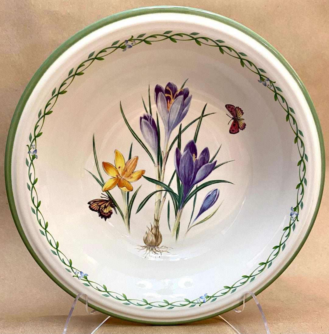 One 1 Y2372 Garden Bloom Studio Nova by Mikasa Stoneware Coupe Soup Bowl - Etsy