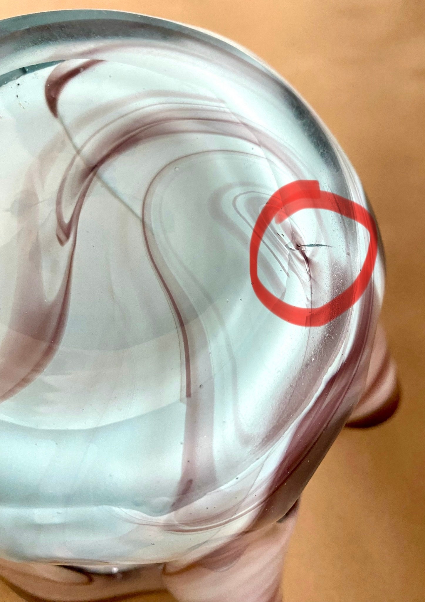 Vintage Makora Krosno Art Glass Sculpted Open Vase 7 1/2 - Etsy