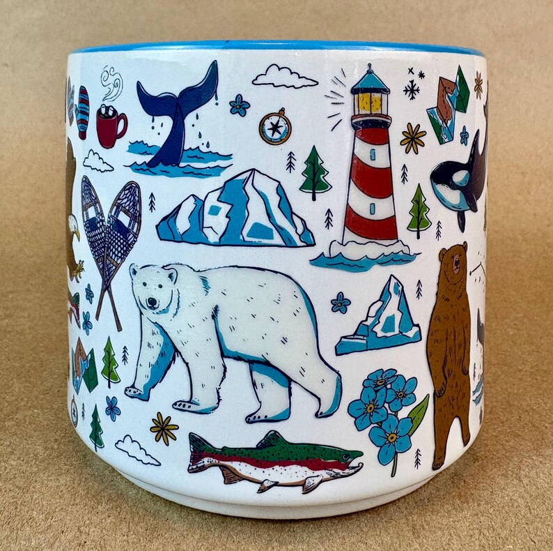 Alaska the Last Frontier Mug From the Glacier Bay Trading Co, NWT - Etsy