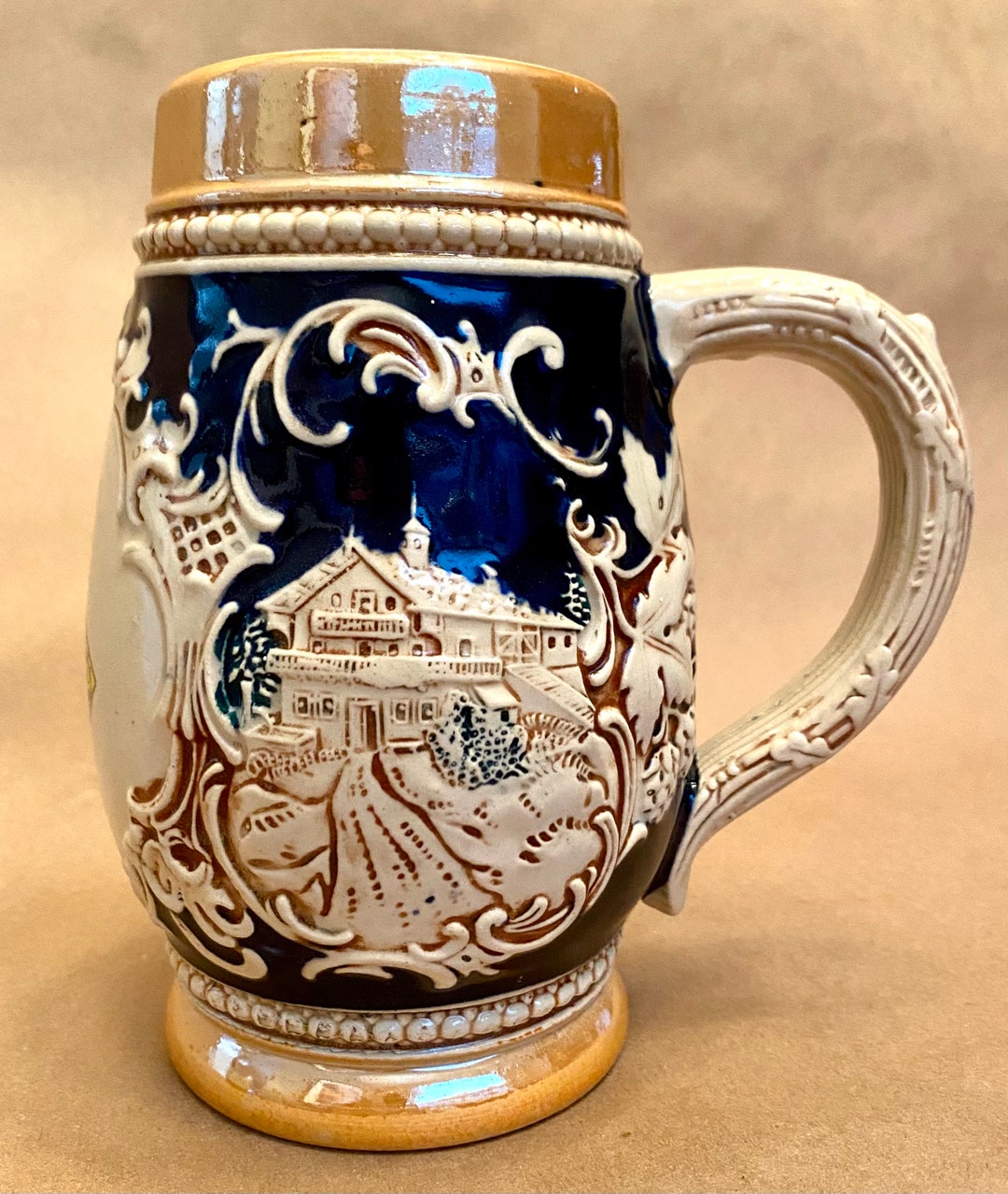 Vintage German Marzi & Remy Beer Stein Hohenstaufen Göppingen Wttbg. - Etsy