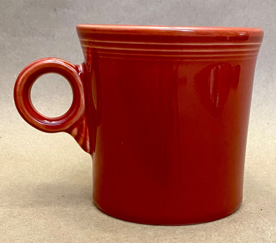 HLC Fiesta Paprika Orange Brown Ring Handle Mug 3 1/2 - Etsy