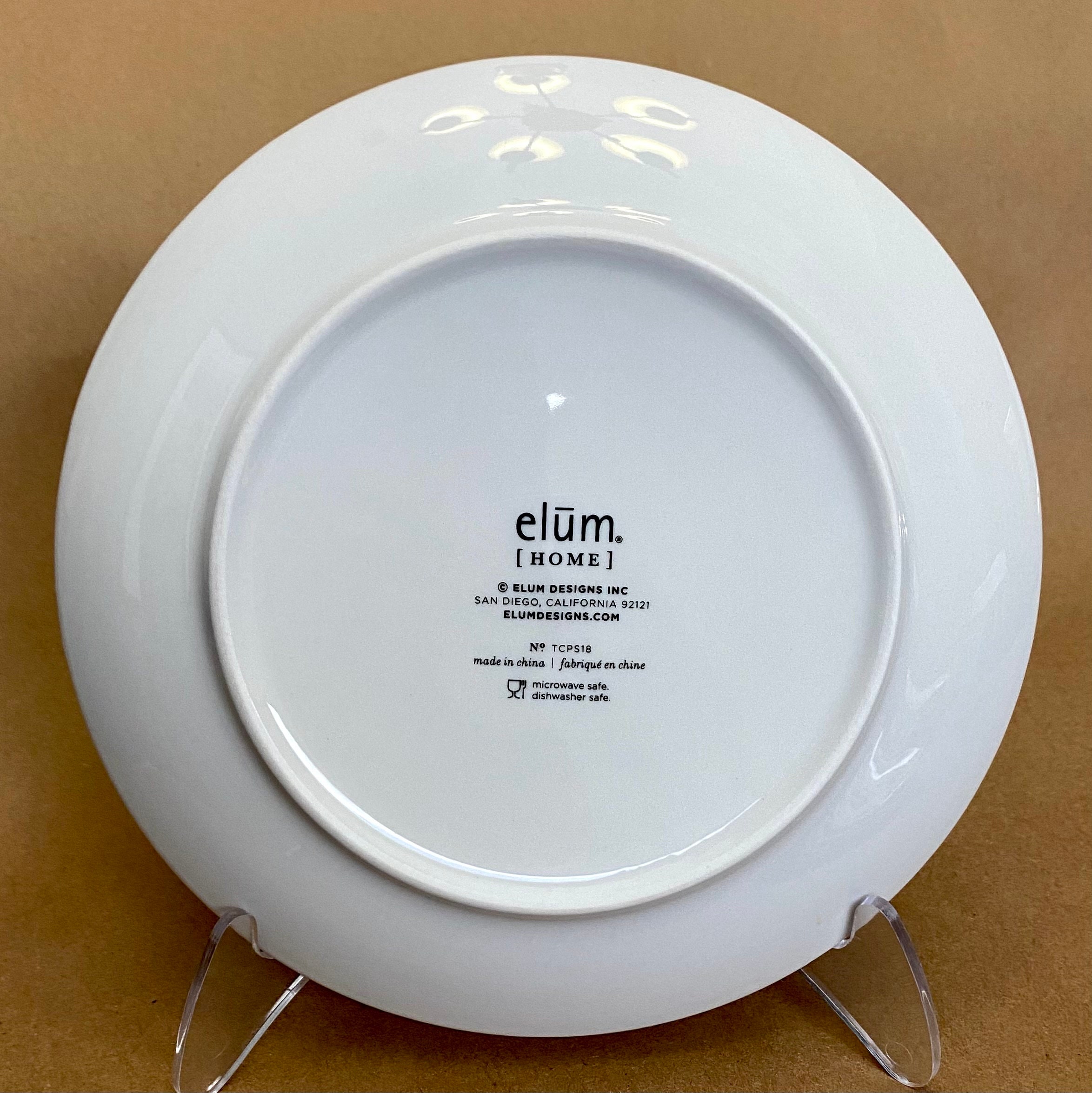 Set of Four 4 Elum Home Butterfly Plates 7 1/2 - Etsy