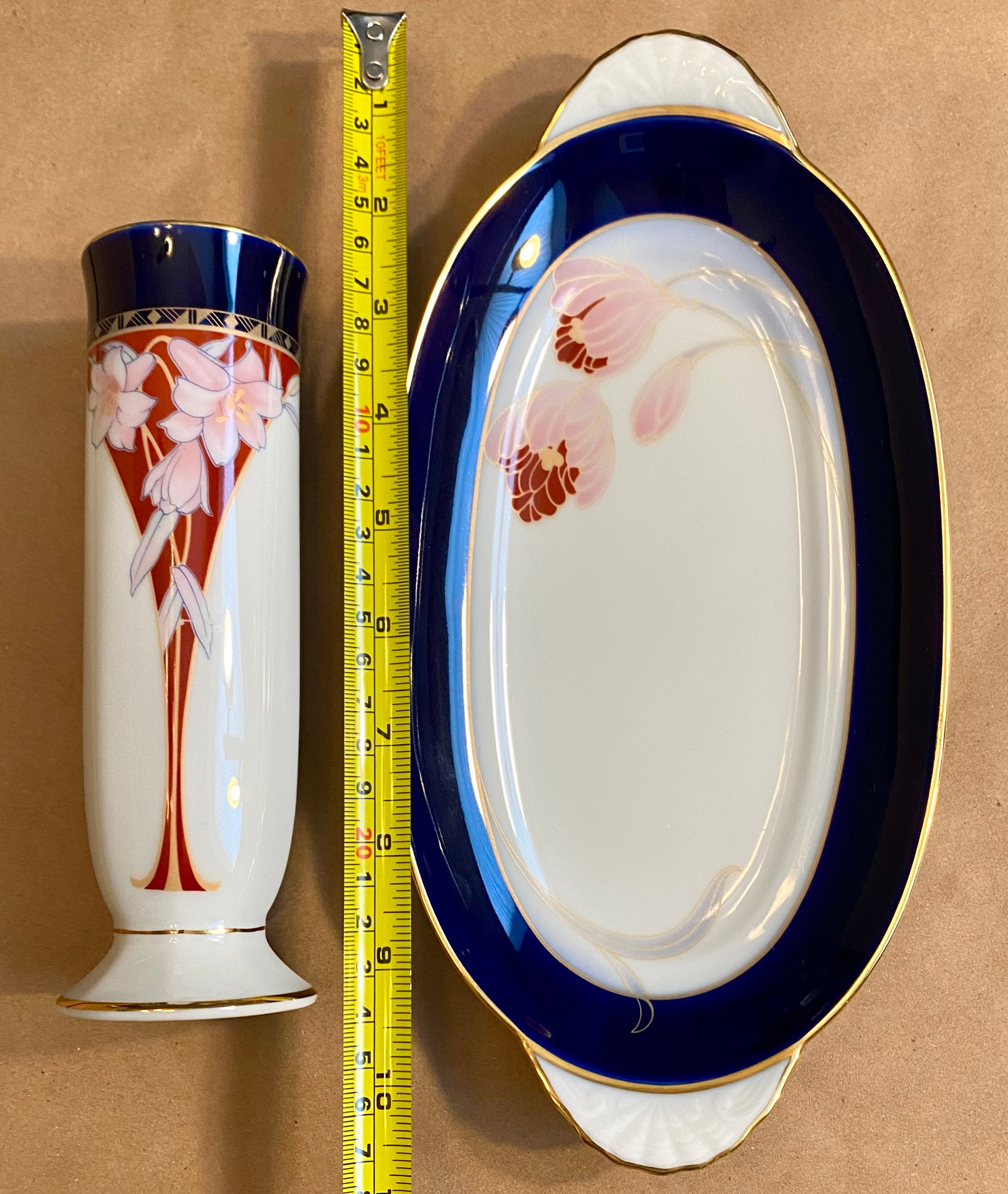 Set of Vintage Noritake Legacy Butter Dish and Bud Vase - Etsy