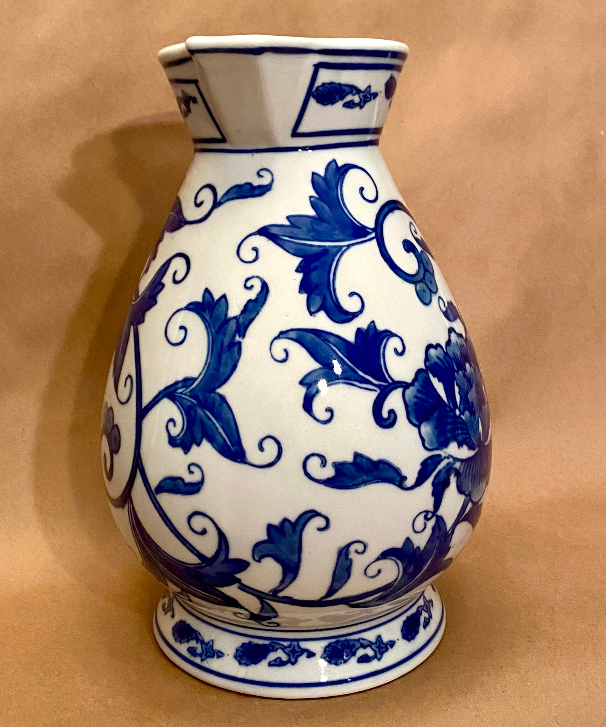 Vintage China Blue Fine Porcelain Pitcher by Seymour Mann - Etsy