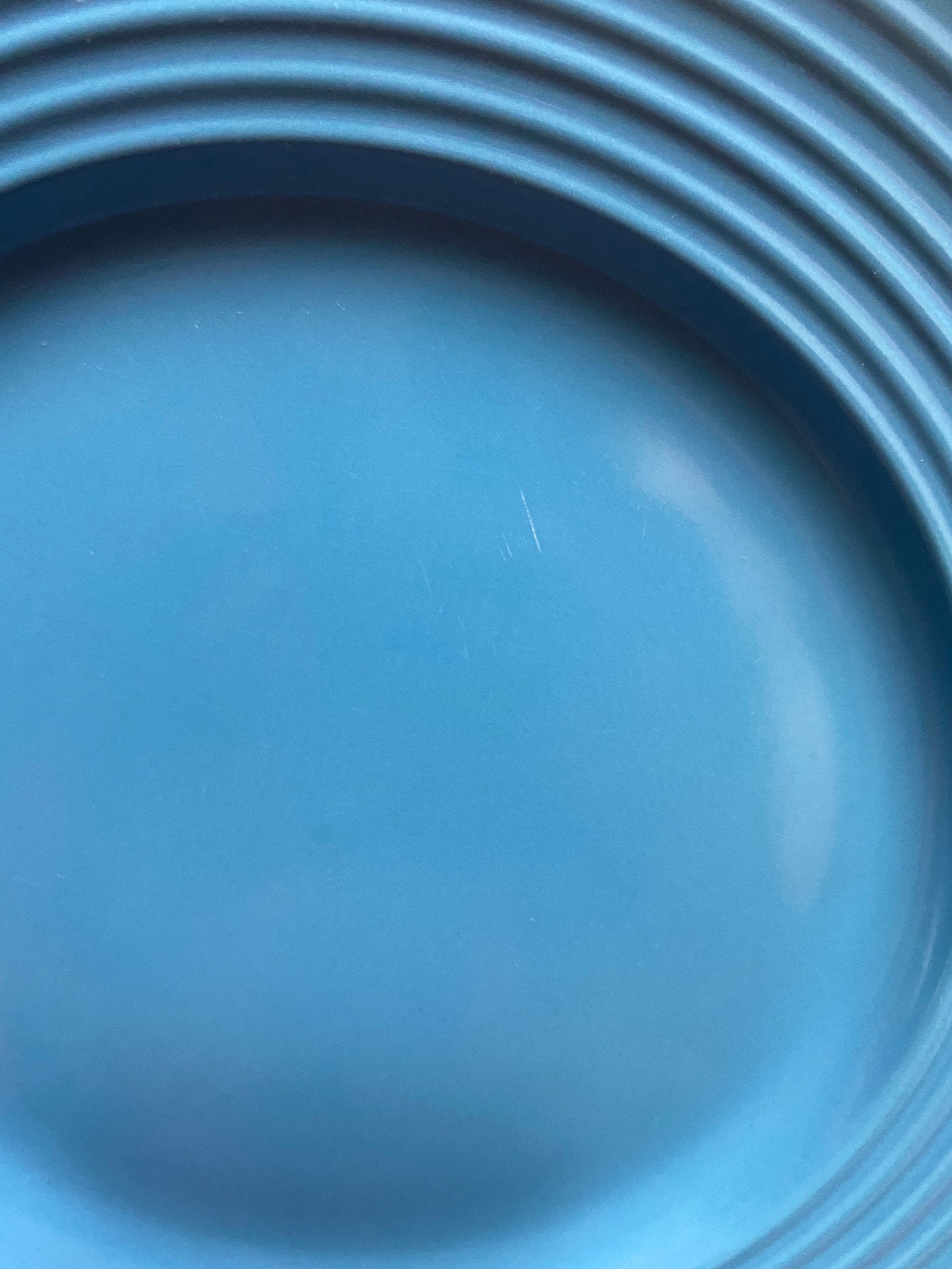 One 1 Royal Norfolk Dinner Plate in Bright Blue With Sculpted ...