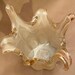 Murano Free Form Art Glass Vase Honey Amber 6 1/2” - Etsy