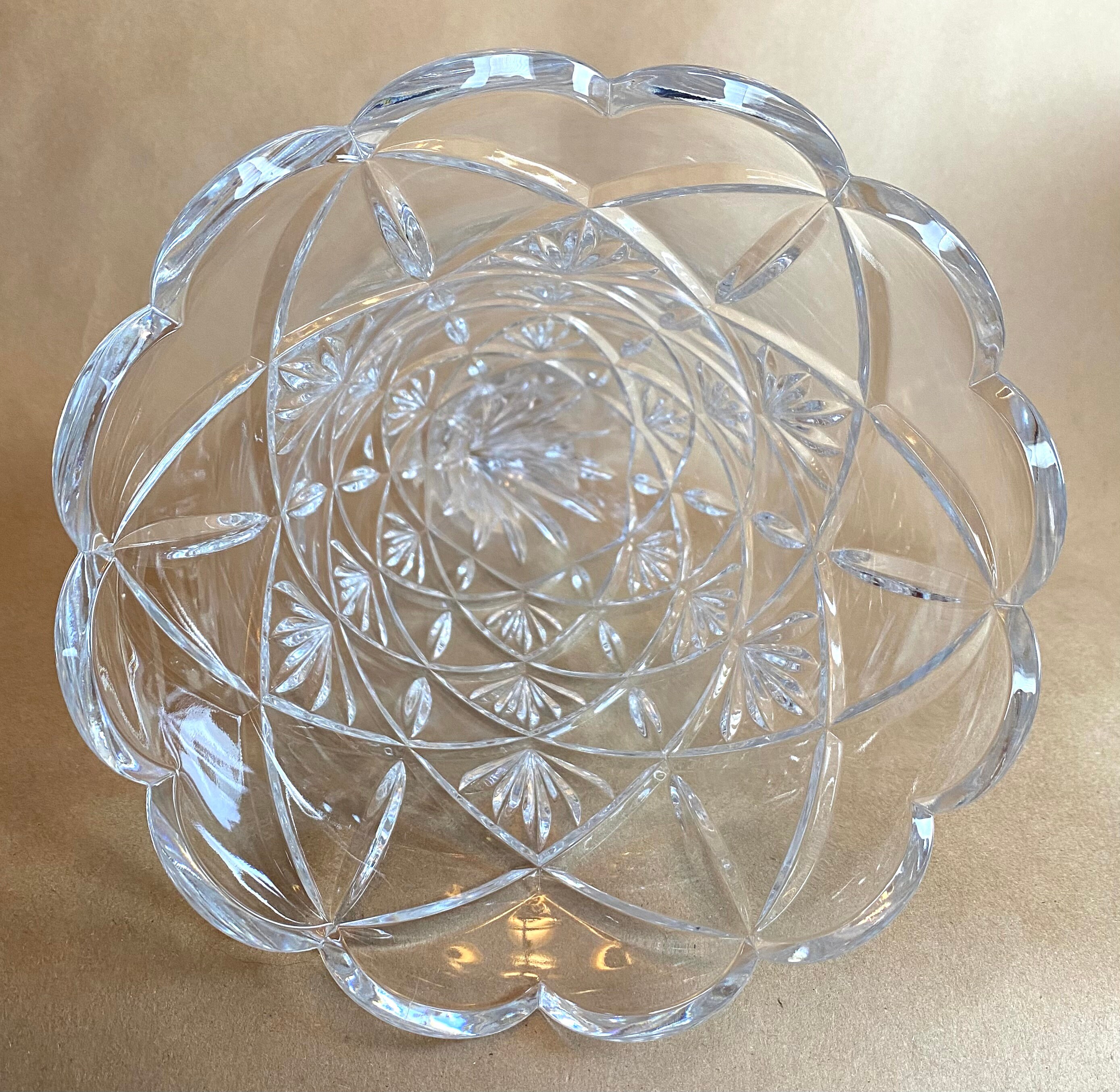 Vintage Shannon Crystal Cornucopia Vase 10 1/4 - Etsy