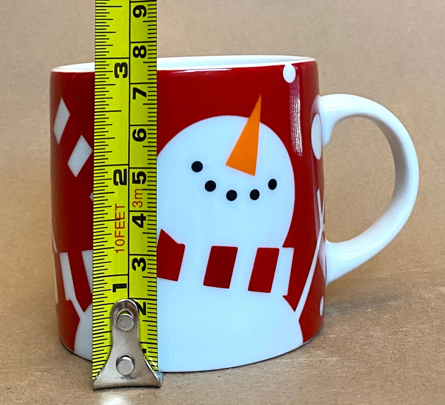 Set of Two 2 Crate & Barrel Snowman Mugs 3 - Etsy