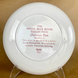 Spode Blue Room Collection Victorian Annual Christmas Plate, Number 2 ...