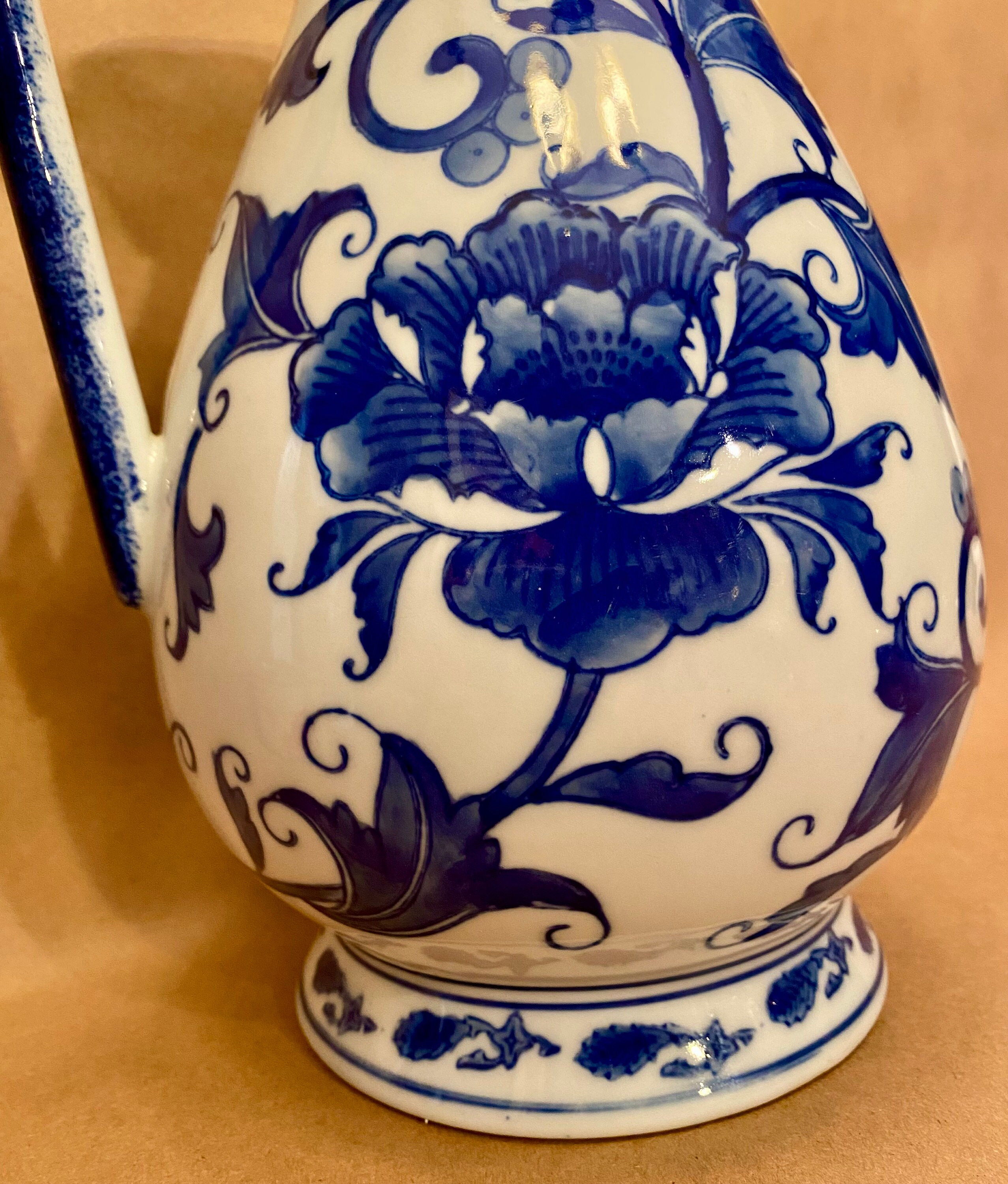 Vintage China Blue Fine Porcelain Pitcher by Seymour Mann - Etsy