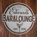 Metal Bar & Lounge Sign, Outdoor Metal Bar Sign Custom, Personalized ...
