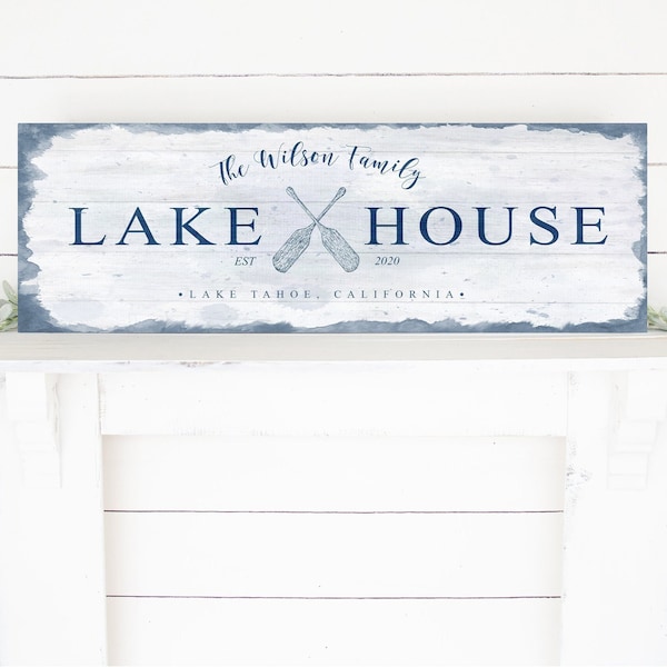Custom Lake House Sign - Etsy