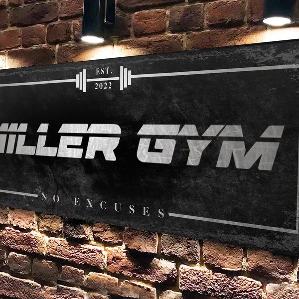 Home Gym Sign - Etsy