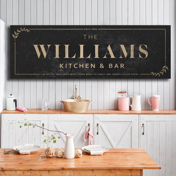 Custom Kitchen Sign - Etsy