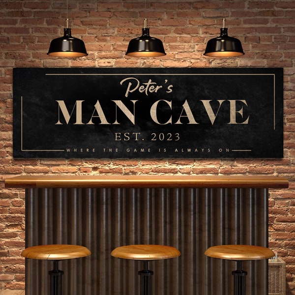 Man Cave Sign - Etsy