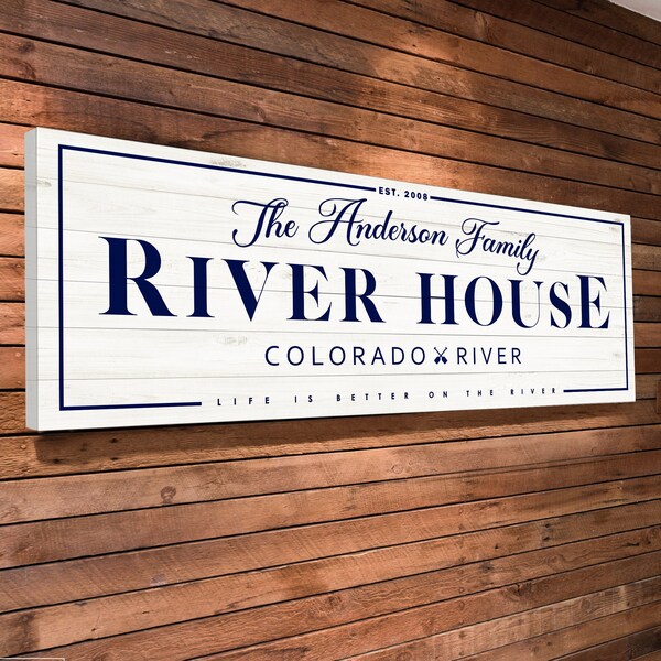 River House Sign - Etsy