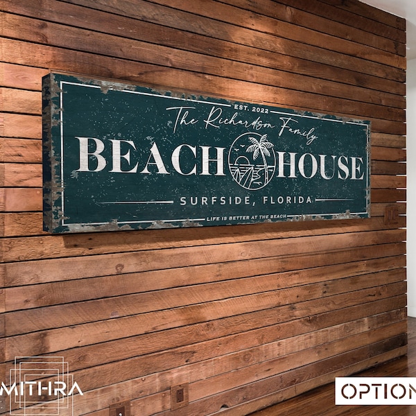 Beach House Sign Outdoor - Etsy