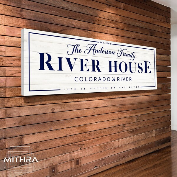 River House Sign - Etsy
