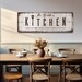 Custom Kitchen Sign for Home, Personalized Family Kitchen Wall Art ...