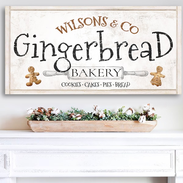 Gingerbread Sign - Etsy