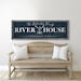 River House Sign Personalized, Custom River House Décor, Sign for River ...