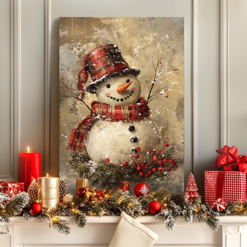 Rustic Snowman - Etsy