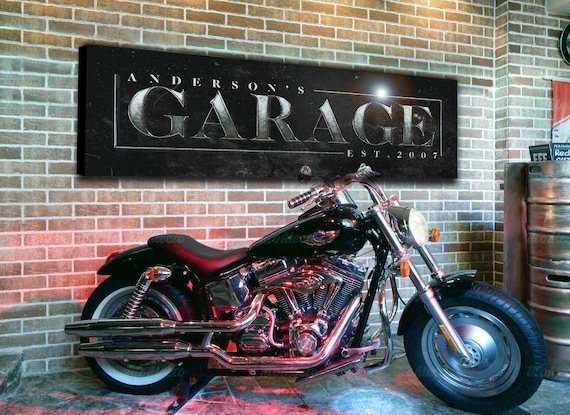 Garage Sign Custom Garage Sign Personalized Workshop Sign - Etsy