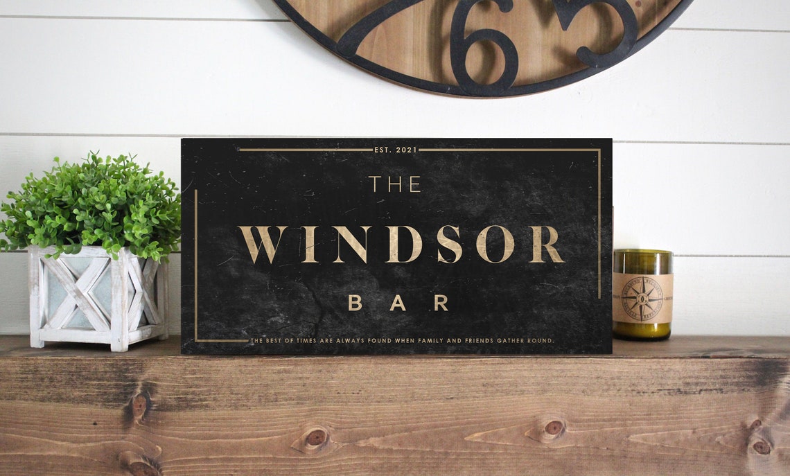 Custom Bar & Lounge Sign Customized Bar Sign Home Bar Sign - Etsy
