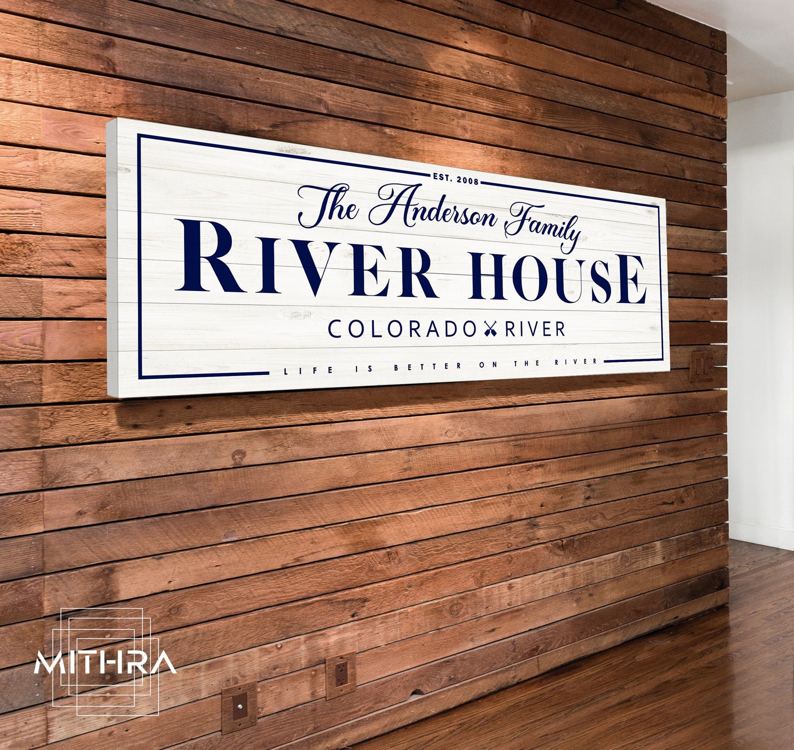 River House, Custom River House Sign, River House Décor Personalized ...