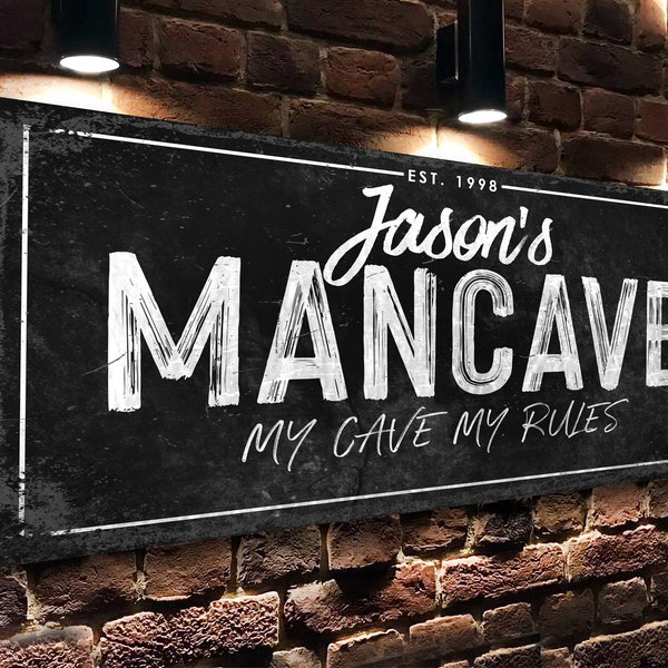 Man Cave Sign - Etsy