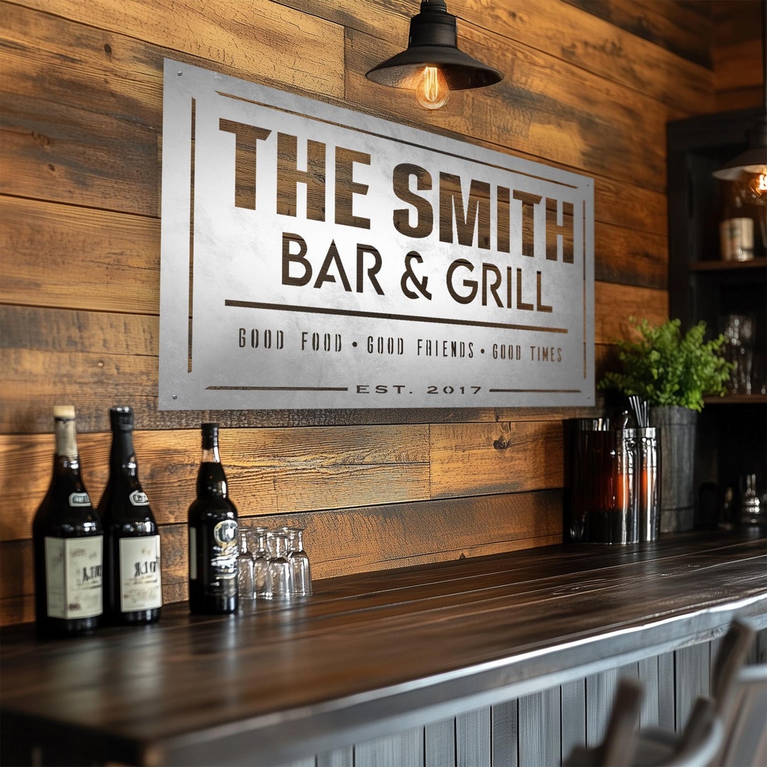 Custom Made Metal Sign, Personalized Metal Signage, Bar Signs for ...