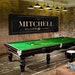 Personalized Billiards Sign Billiards and Lounge Wall Art - Etsy