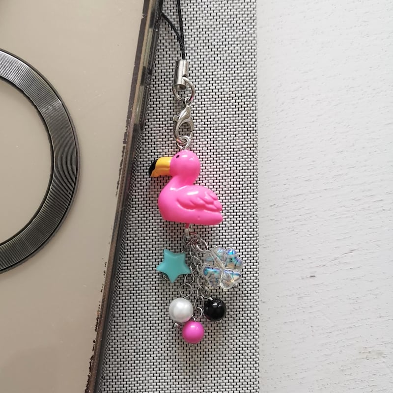 Beaded Bag Flamingo - Etsy UK