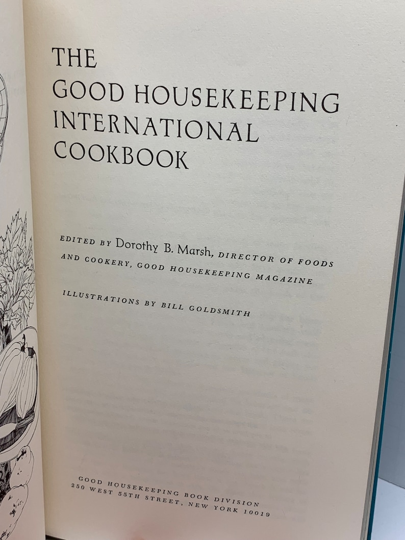 Vintage Good Housekeeping International Cook Book Published 1964 - Etsy