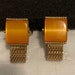 Vintage Swank Men’s Fold Over Mesh Cufflinks Gold Tone With Gold ...