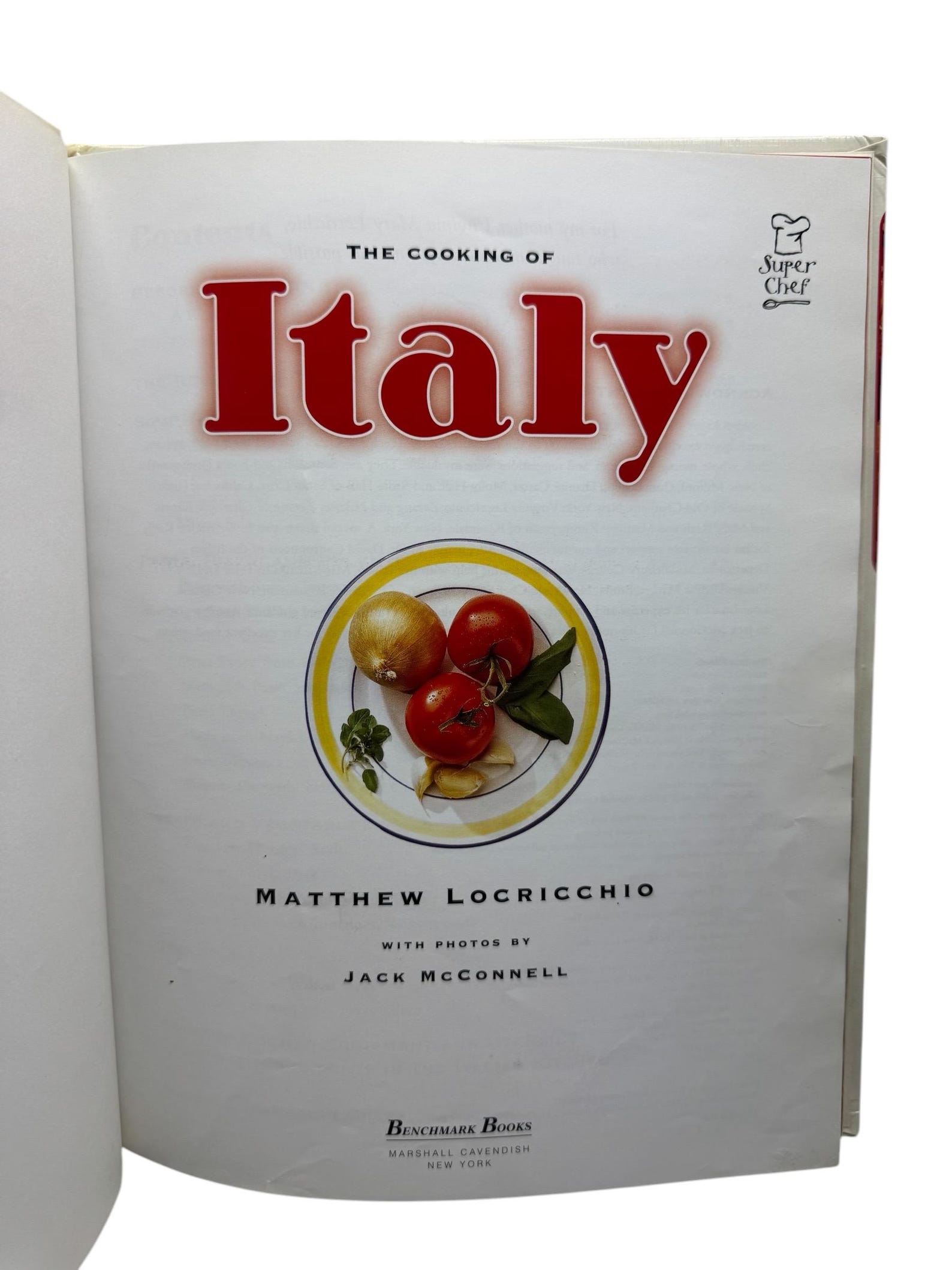 The Cooking of Italy Illustrated Cookbook by Matthew Lo Cricchio ...