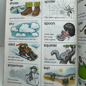 The Little Golden Picture Dictionary Book Illustrated Vintage 1981 ...