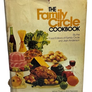 Family Circle Illustrated Cookbook Vintage 1974 FIRST EDITION Hardcover ...