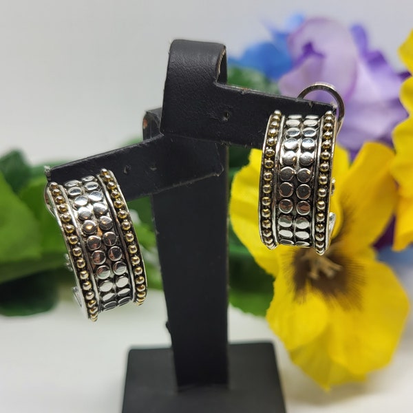 Omega Back Earrings - Etsy