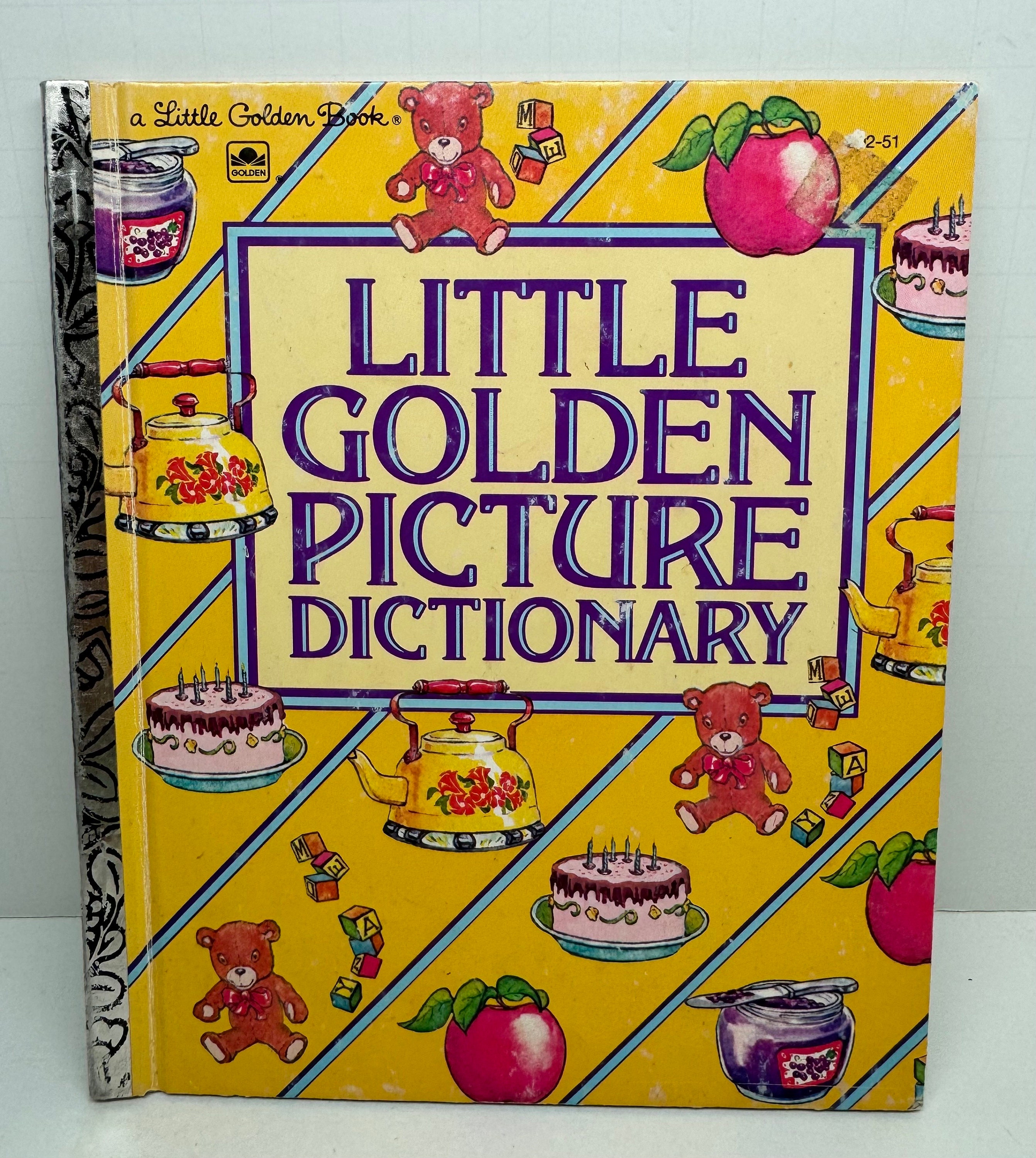 The Little Golden Picture Dictionary Book Illustrated Vintage 1981 ...