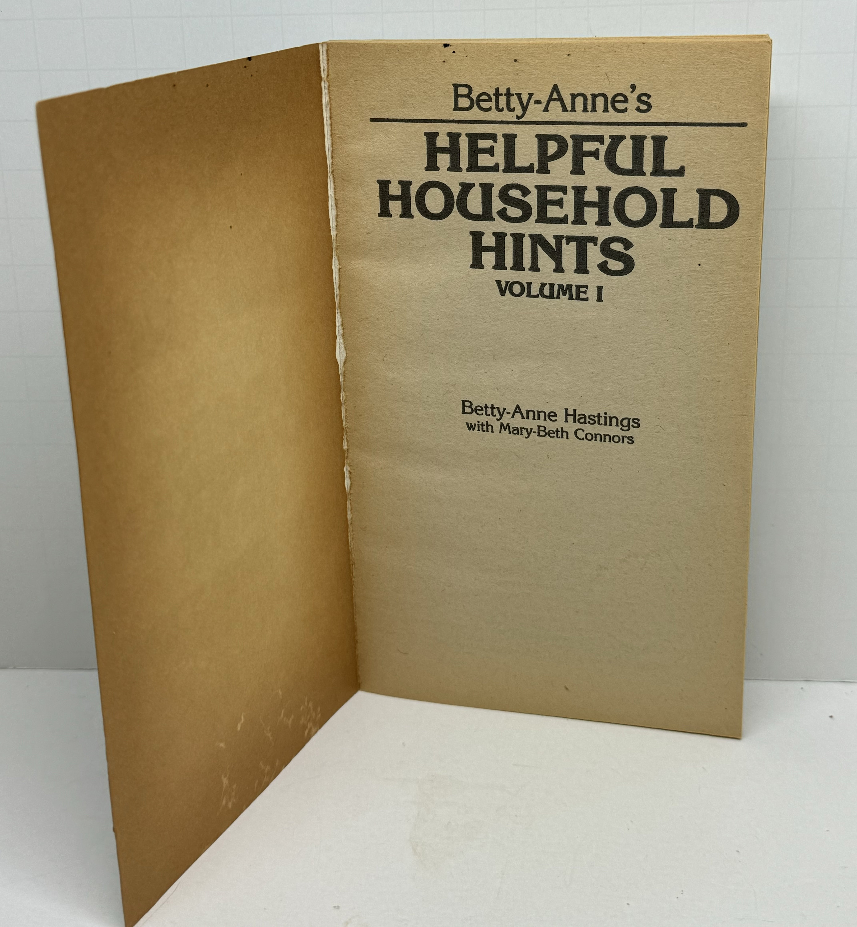 Betty-annes Helpful Household Hints Book 1983 - Etsy