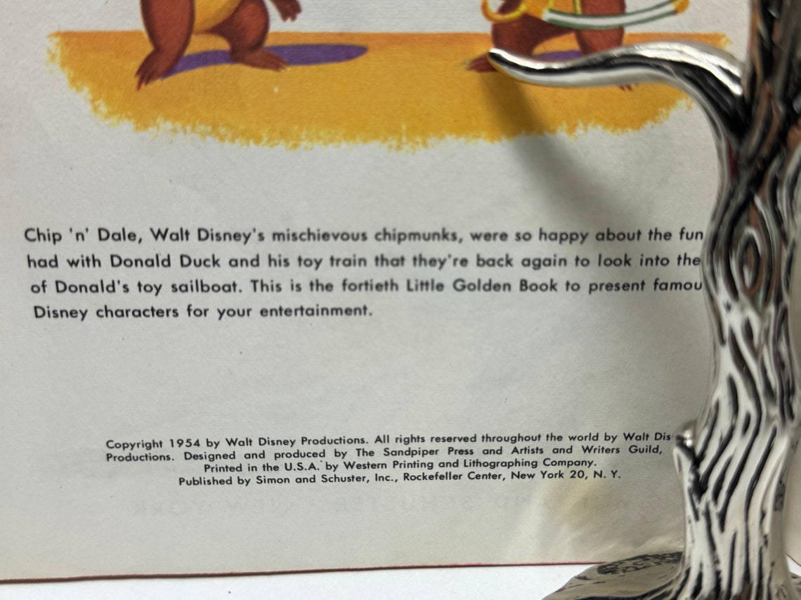 Walt Disneys Donald Duck Toy Sailboat Little Golden Book Illustrated ...