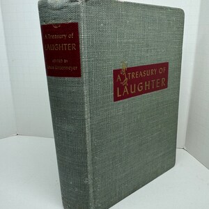 A Treasury of Laughter Book Vintage 1946 Simon and Schuster Humorous ...