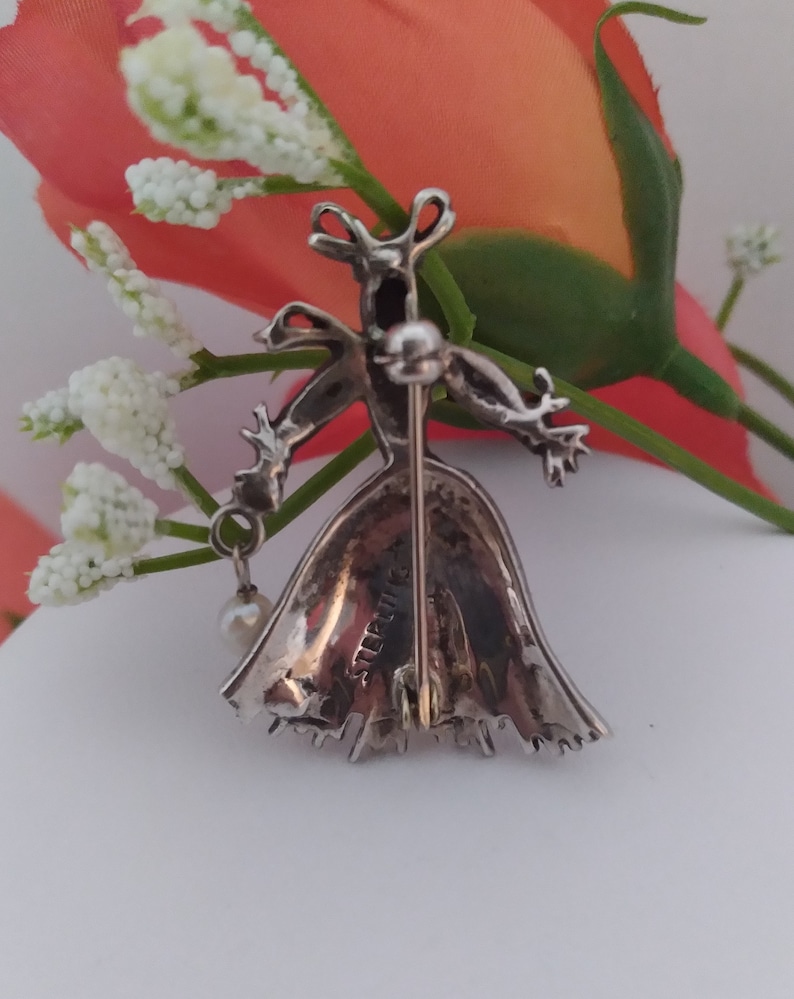 Vintage Sterling Silver Yarn Doll Pin Brooch Rag Doll Straw - Etsy
