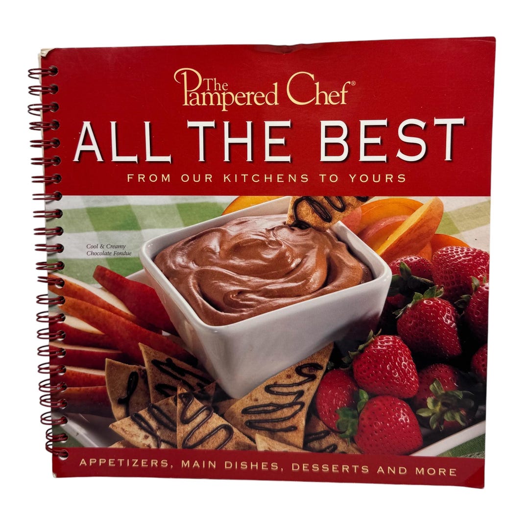 Pampered Chef Illustrated Cookbook All the Best Tested Recipes - Etsy