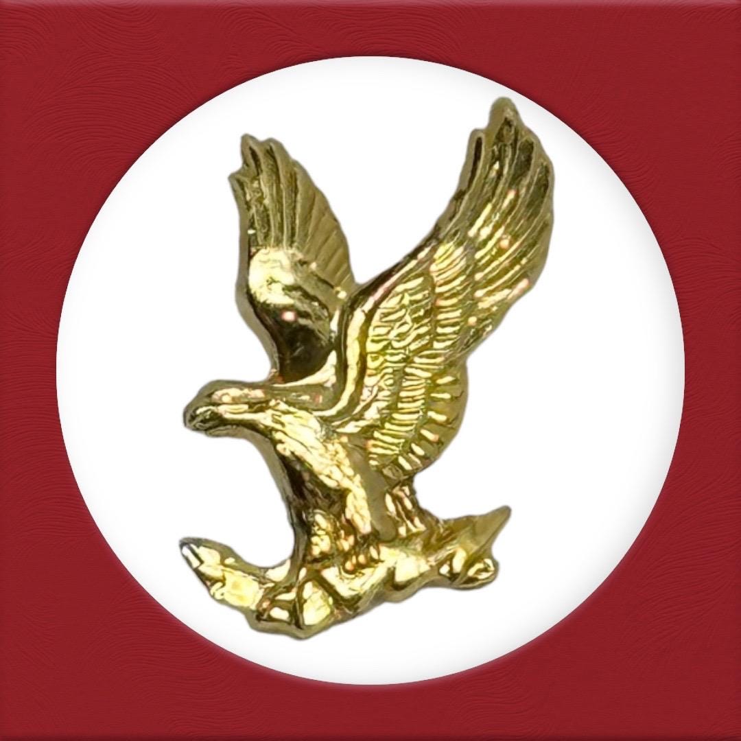 Bald Eagle Tie Tack and Tack Pin Goldtone Vintage - Etsy