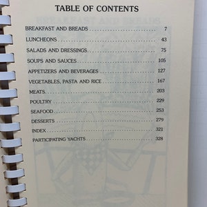 Ship to Shore Cookbook Virgin Islands Charter Yachts Recipes Vintage ...