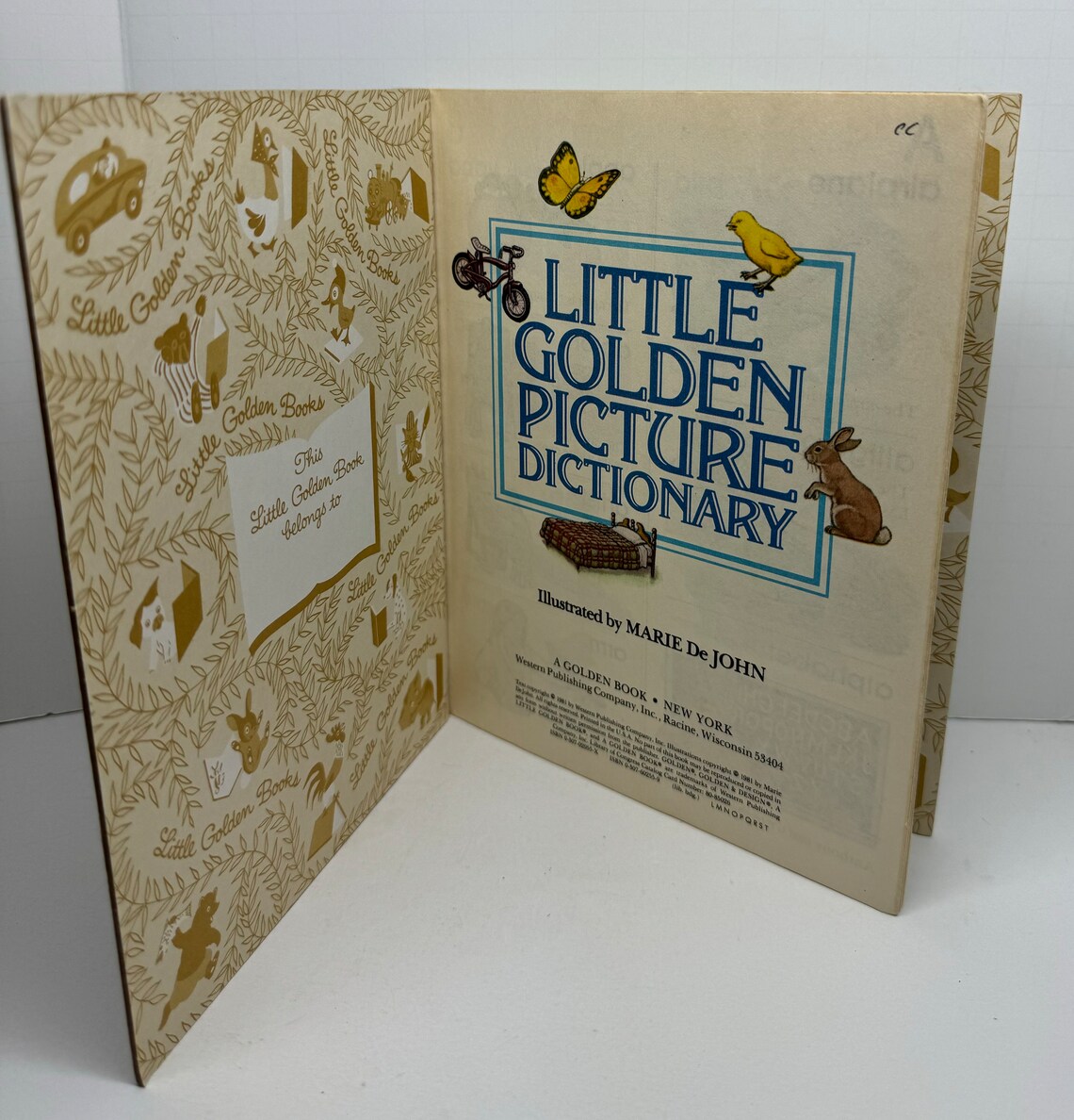 The Little Golden Picture Dictionary Book Illustrated Vintage 1981 ...