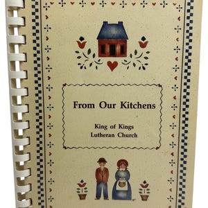 King of Kings Lutheran Church Cookbook New Windsor NY Orange County ...