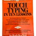 Touch Typing in 10 Lessons Instruction Book by Ruth Benary - Etsy